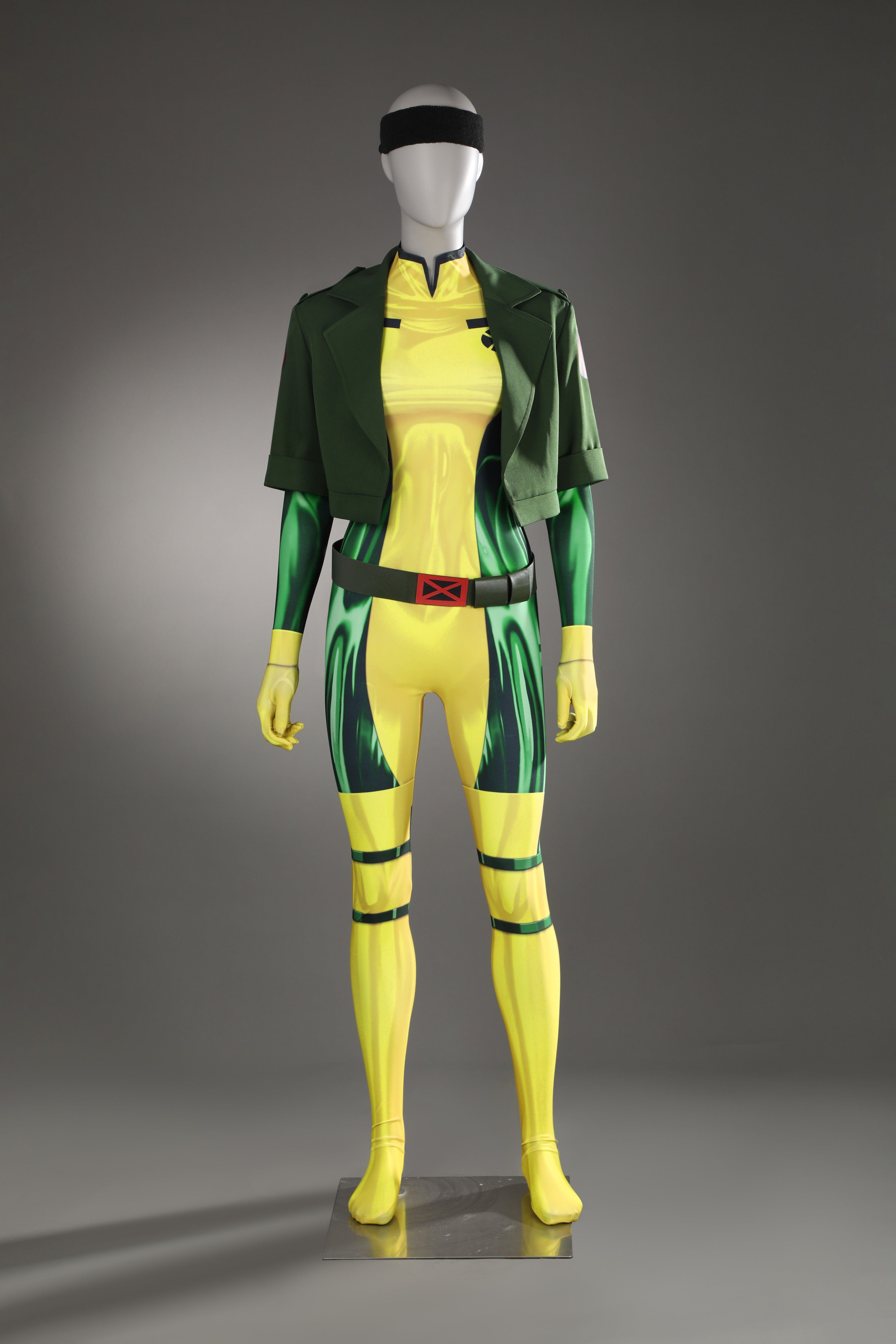 Marvel X-Men '97 Rogue Cosplay Costume - Anna Marie Classic Green & Ye ...