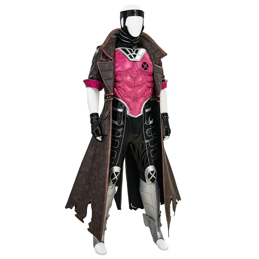Marvel Rivals Gambit Cosplay Costume - Remy LeBeau Classic Trench Coat ...