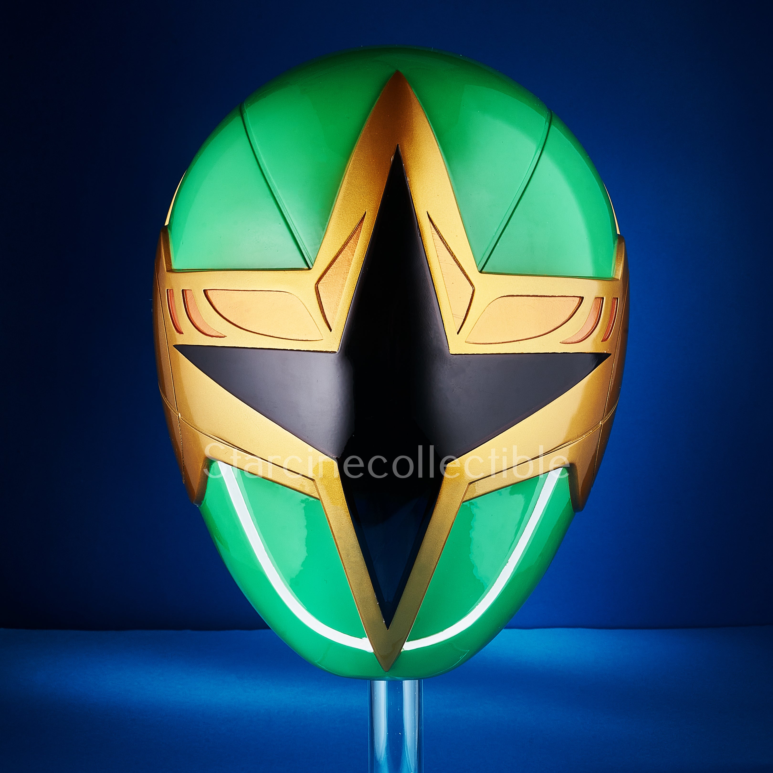 Power Rangers: Green Samurai Ranger Helmet Life Size Replica – StarCine ...