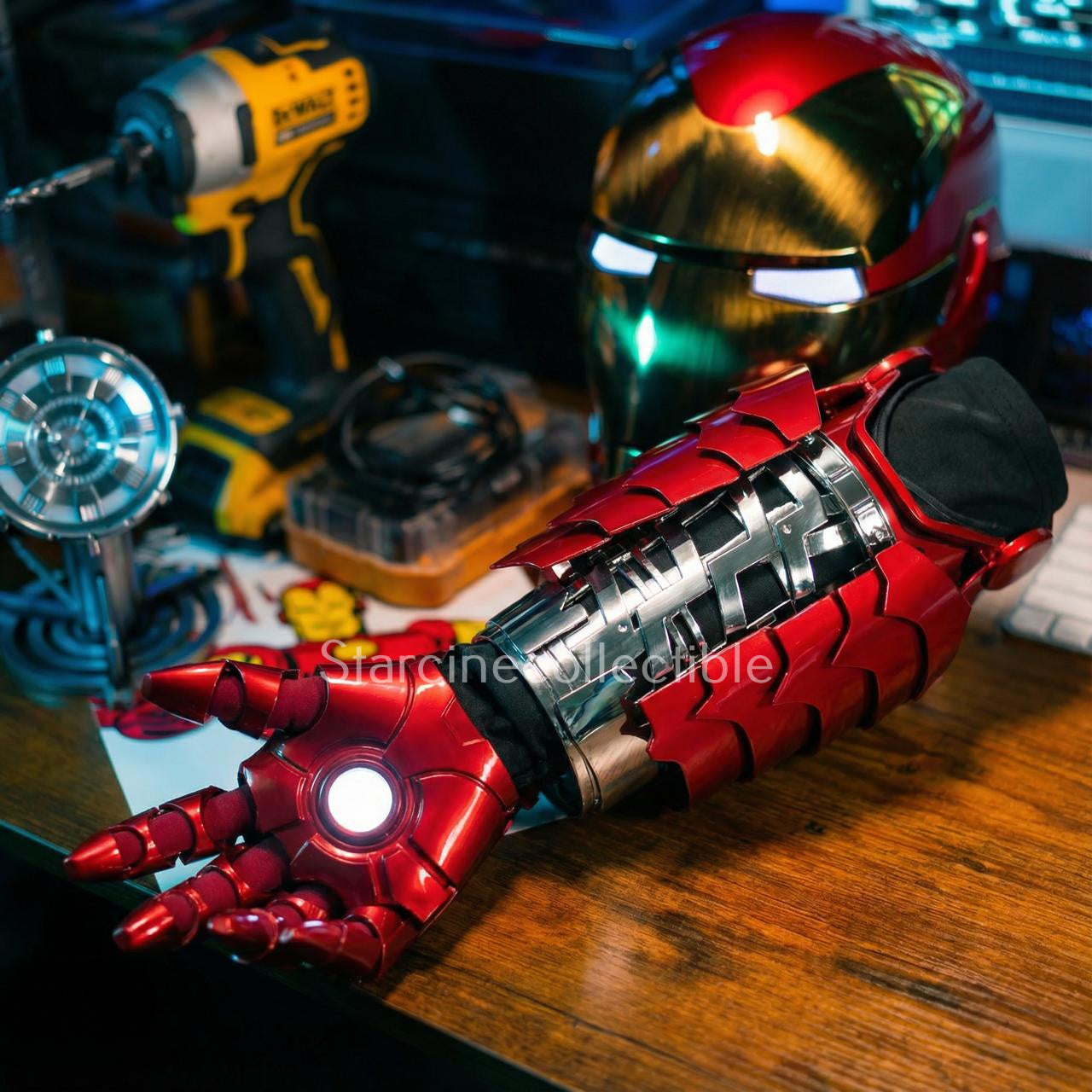 Iron Man Mark 5 Voice-Controlled Transforming Gauntlet – StarCine ...