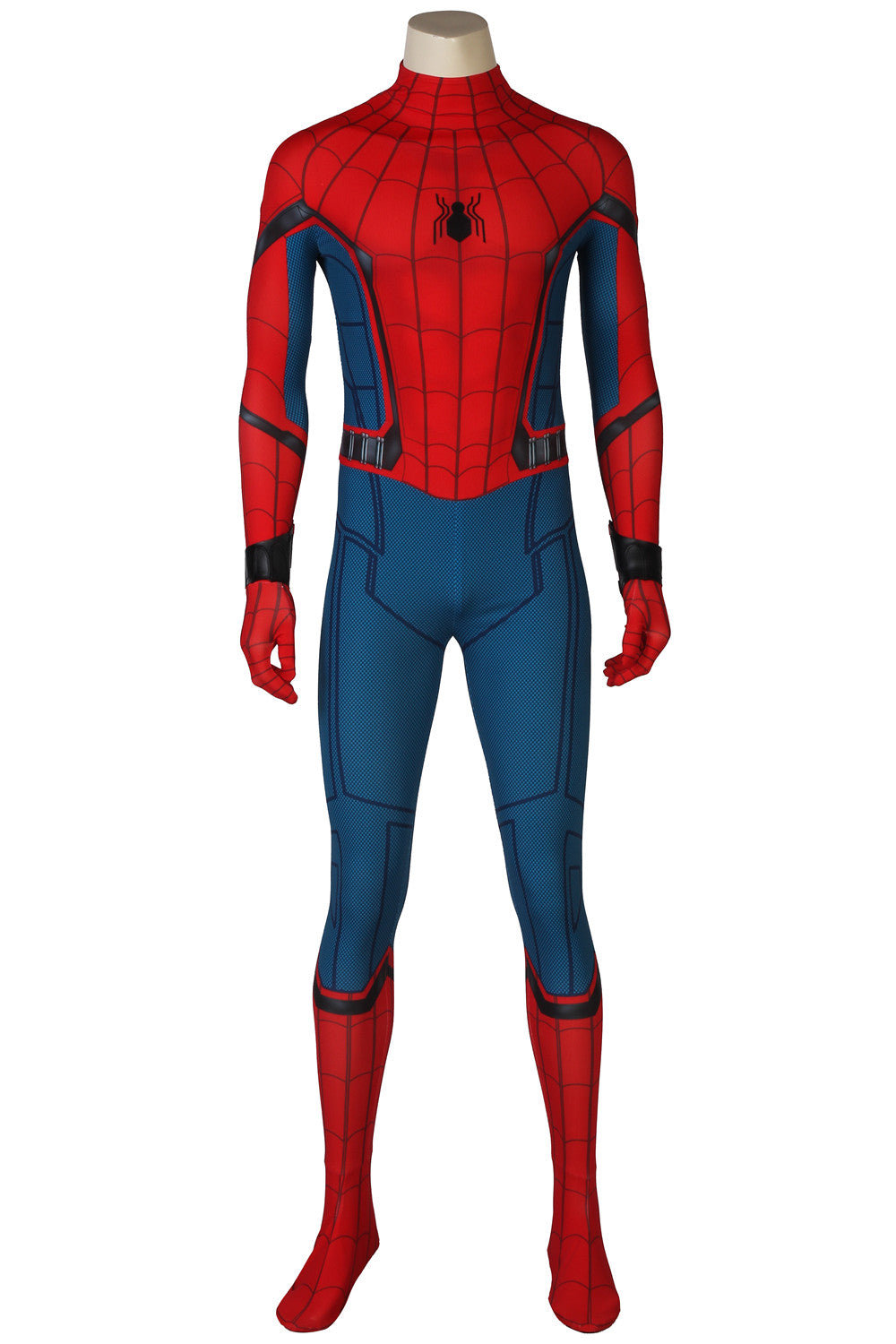 Spider-Man Homecoming Cosplay Costume - Upgraded 3D Molded Eyes & Wris ...