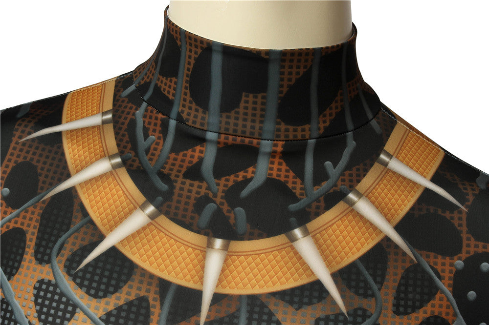 Black Panther Erik Killmonger (Golden Jaguar) Cosplay Costume ...