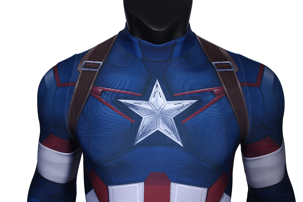 Avengers: Age of Ultron Captain America Steve Rogers Cosplay Costume ...