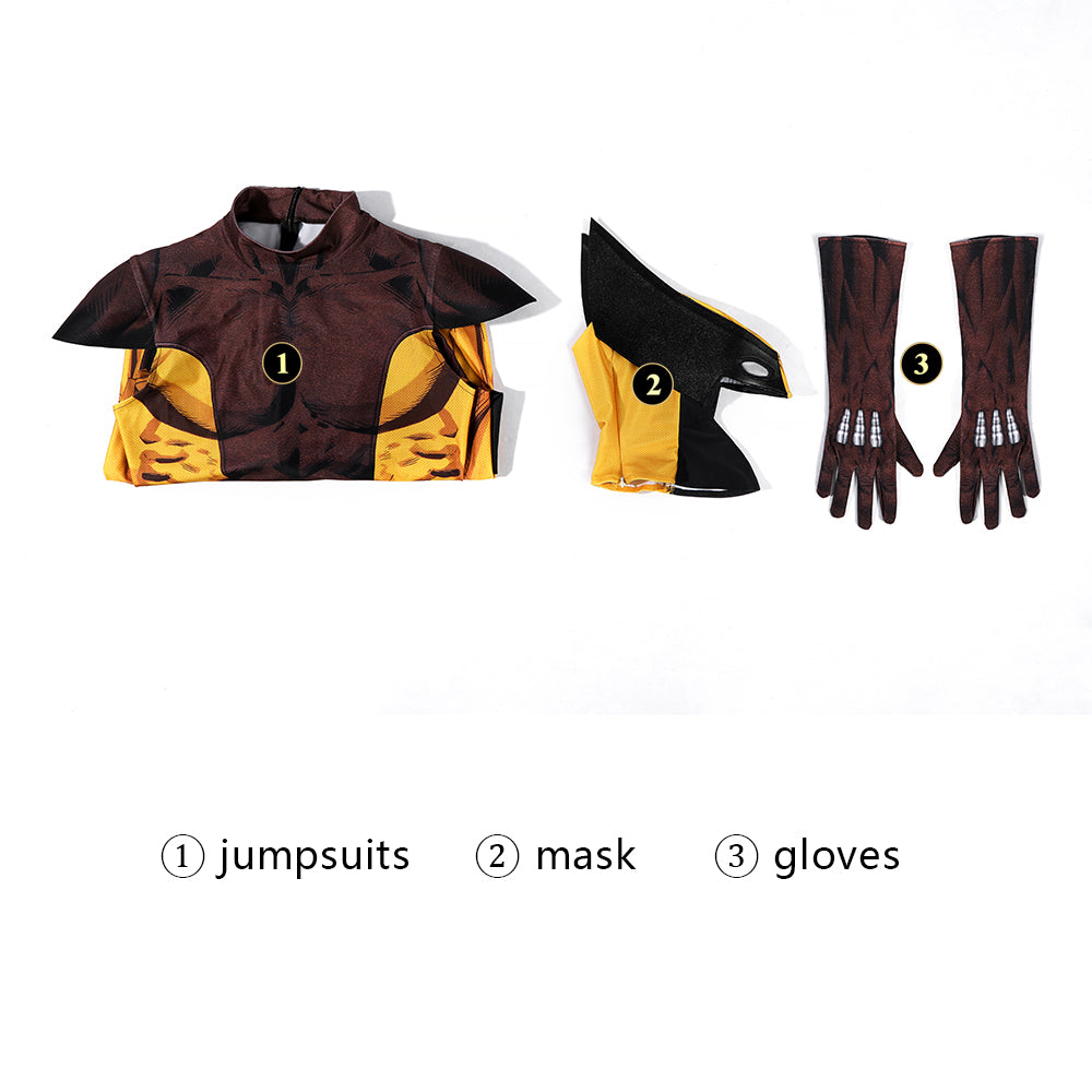 X-Men Wolverine Cosplay Costume - Classic Brown Suit Edition – StarCine ...