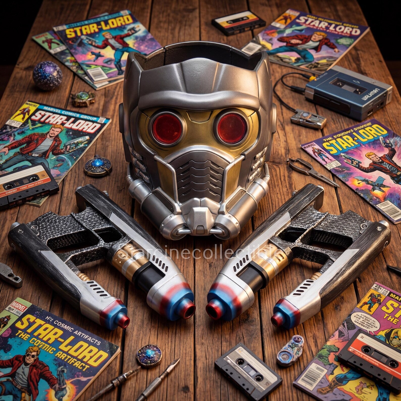 Star Lord Helmet / Star Lord Gun Star Lord Cosplay Guardians of the Ga ...