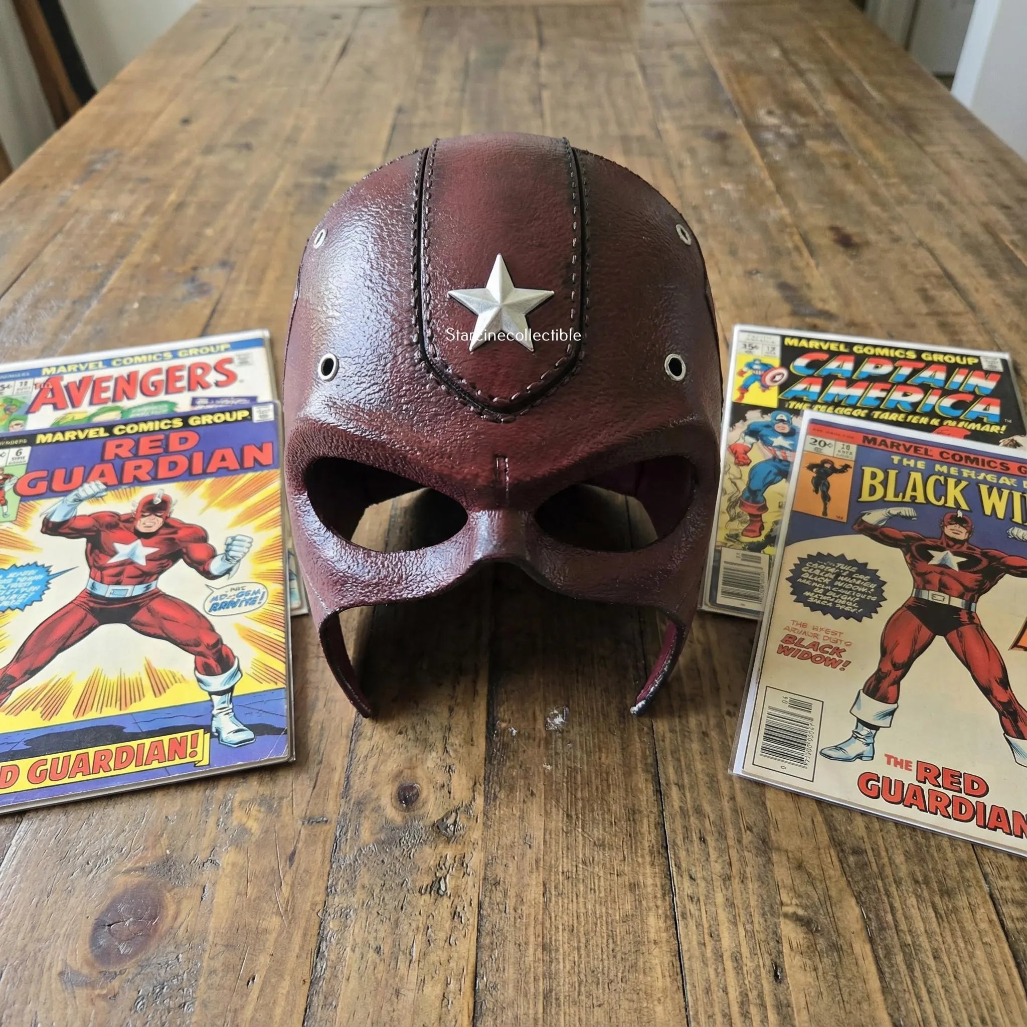 Red Guardian helmet Life Size Wearable Replica – StarCine Collectible